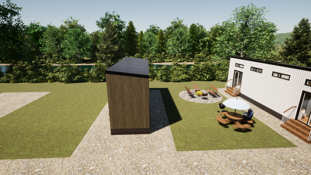 Huron Model 8' x 30' Tiny Home — Express Tiny homes